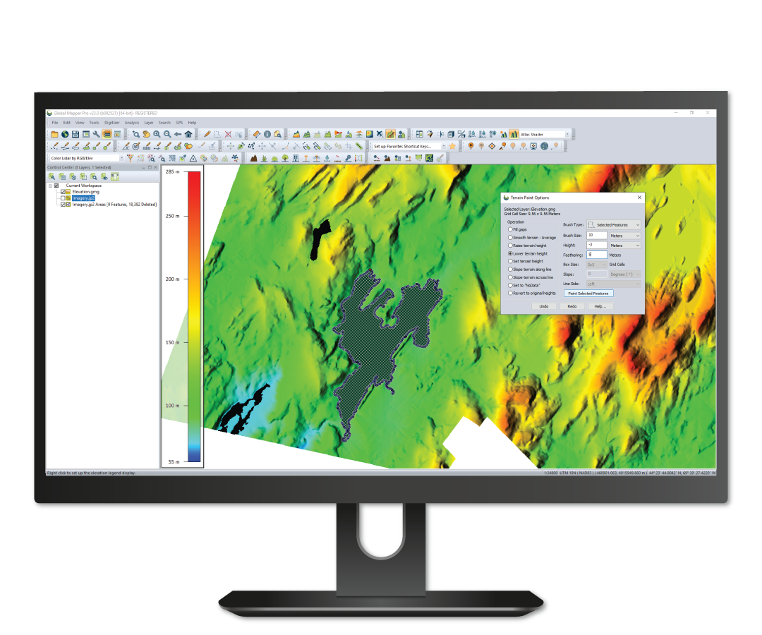 Soluciona problemas al generar archivos en Global Mapper