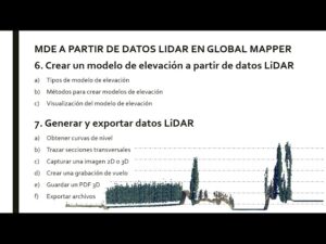 Cómo crear una sección longitudinal en Global Mapper de forma sencilla